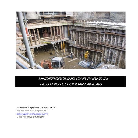 Introduction to Underground Structures _ Building Structures | PDF