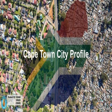 Cape Town, South Africa : A City Profile | PPTX | Africa Travel ...