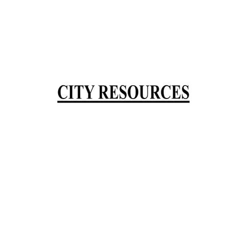 city resources final l.ppt