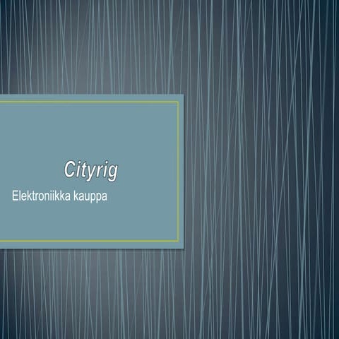 Electronic Store | PPTX