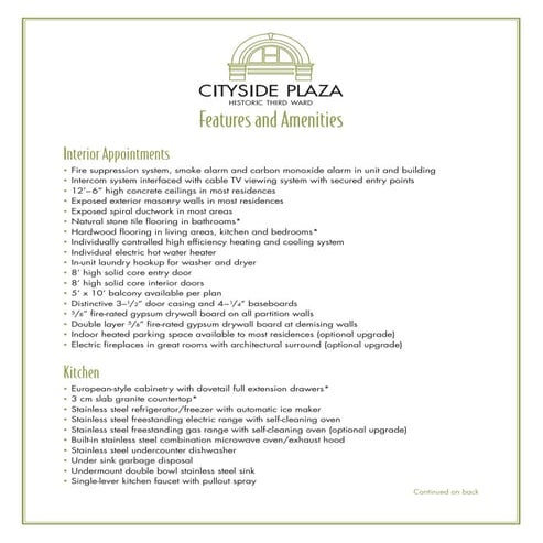 City side plaza unit 10 1,068 sqft west view | PDF