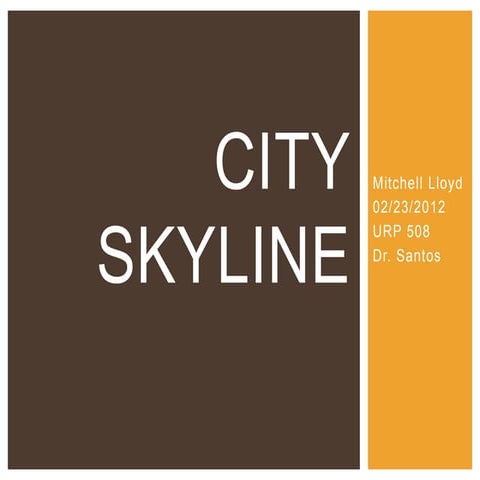 City Skyline | PPT