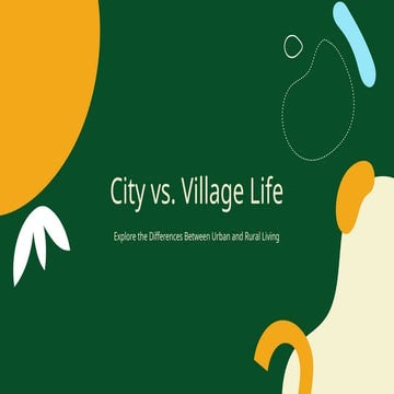 Village life vs City life Presentation by (Md Sahjad Alam).pdf