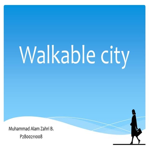 City walk | PPT