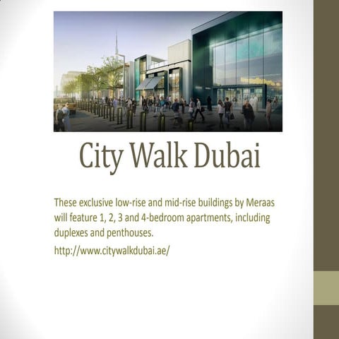 City walk dubai | PDF