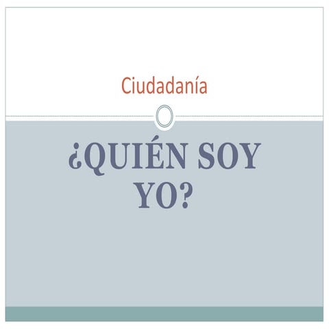 Quien Soy Yo