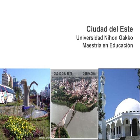 Ciudad del este | PPTX