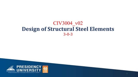 Design of compression members in steel structures - civil Engineering | PPT
