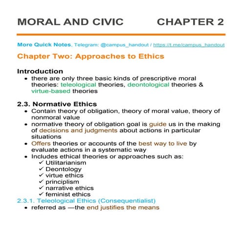 Civic Chapter 2 Short Note .pdf best ppt | PDF