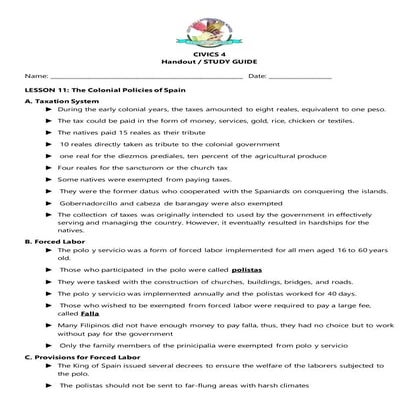 Spanish colonial government part iii | PPTX