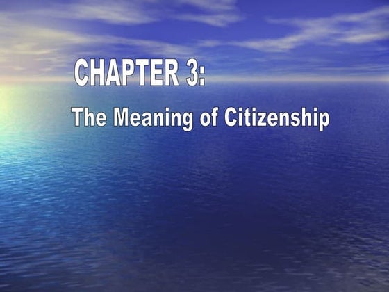 Civics - Chapter 5 | PPT