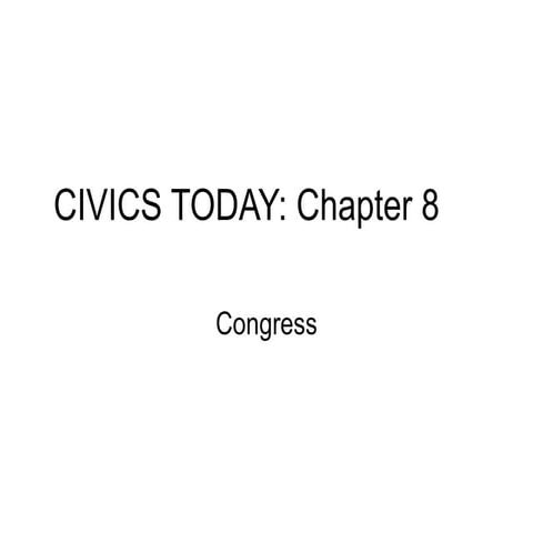 Civics & Economics Chapter 8 | PPT