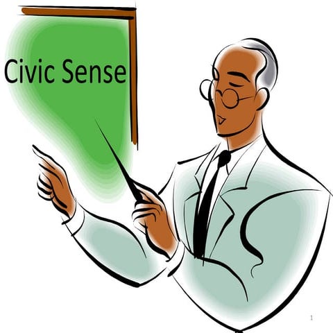civic sense | PPT