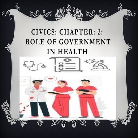 CIVICS GR 7 PPT. Role of government in Health | PPTX