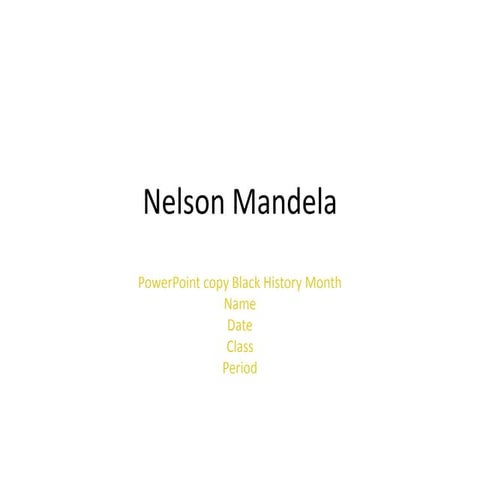 Civics nelson mandela 2 | PPTX