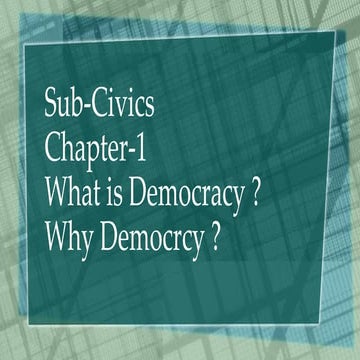 Civics notes | PPT