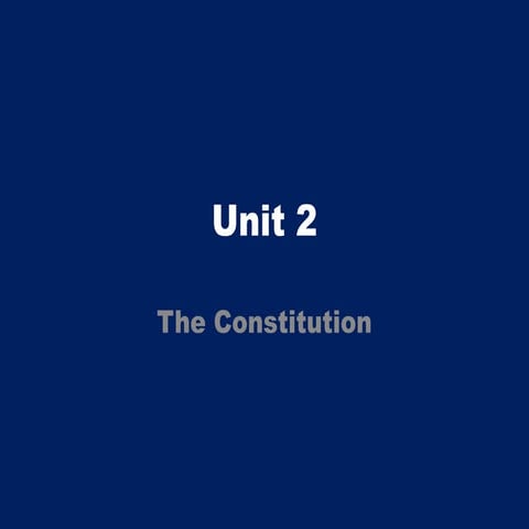 Unit 2 Slideshow | PPT