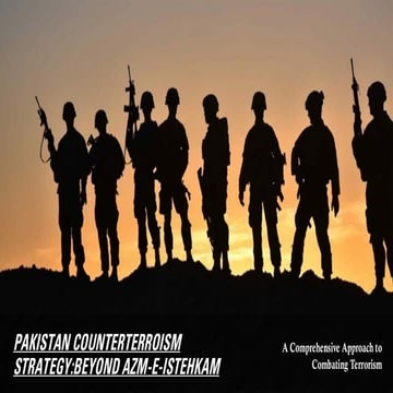 CIVICS PRESENTATION of Pakistan counterterrorism strategy beyond AZM e ...