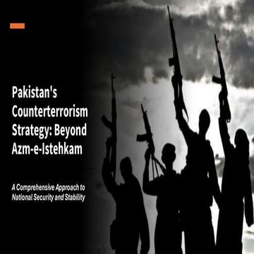 CIVICS PRESENTATION 3.0 of Counterterrorism in Pakistan | PPT