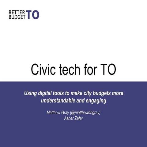 Building a City Dashboard | PDF