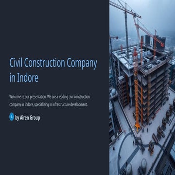 Airen Group: Indore-Civil-Construction-Company | PPT