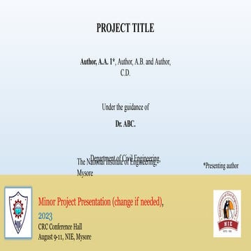 Civil Engineering-Student-ppt-formation-Final | PPTX