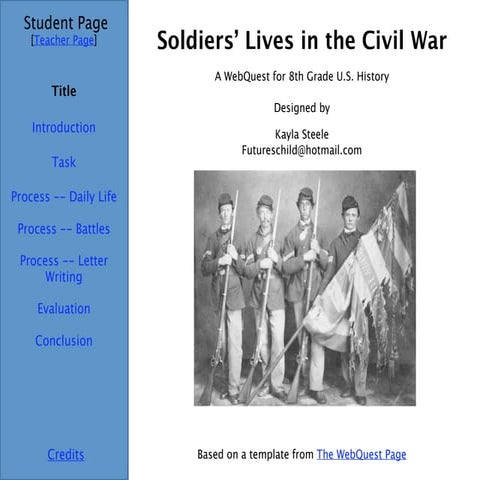Civil War Webquest | PPT