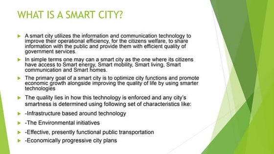 Top 10 Smart Cities in India: Driving the Smart City Mission | PDF