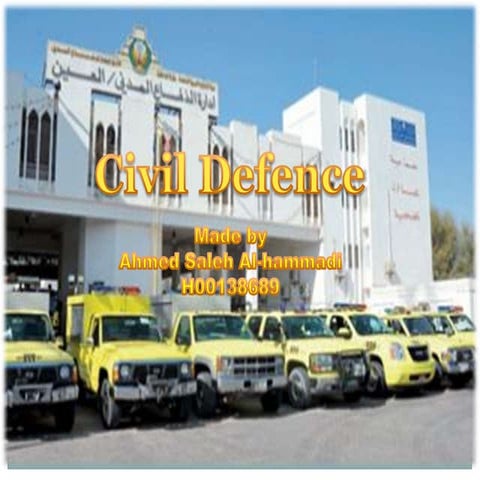 Civil defence | PPTX