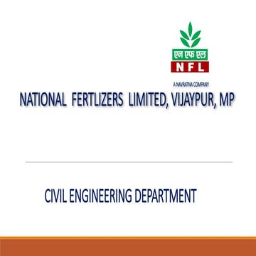 civil department national fertilizers limited vijaipur | PPTX