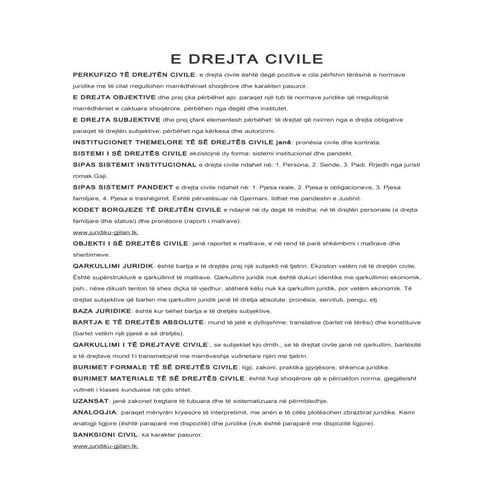 Civile 1 | DOC