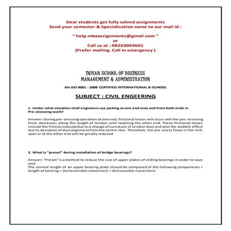 Civil engeering | DOCX