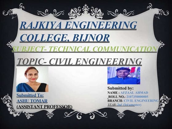 Civil engineering | PPTX