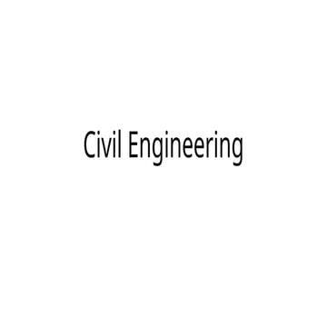 Scope of civil engineering | PPTX