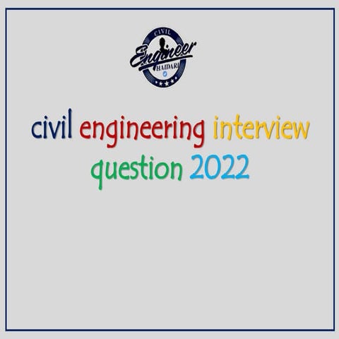 civil engineering interview question 2022.pdf
