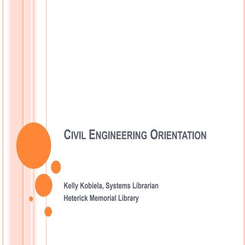 CivilEngineeringOrientation | PPTX