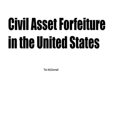 Civil forfeiture | PPT