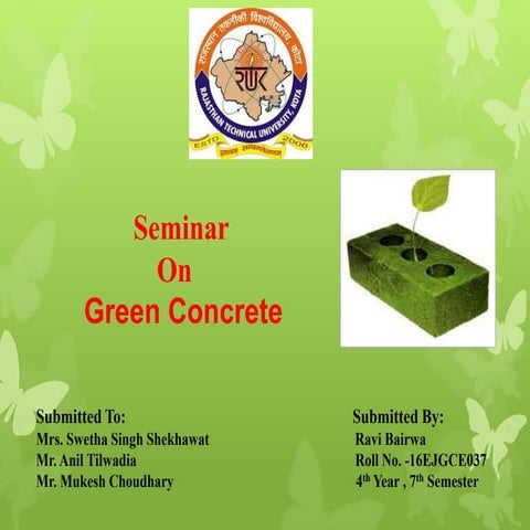 Green Concrete | PPTX