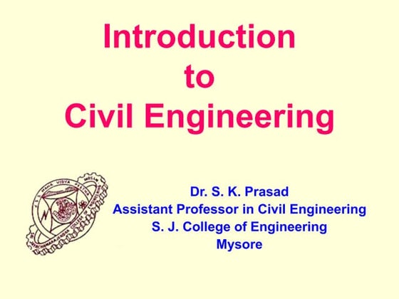 Various disciplines of civil engineering | PPTX
