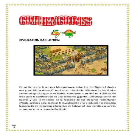 Civilización babilónica | DOCX