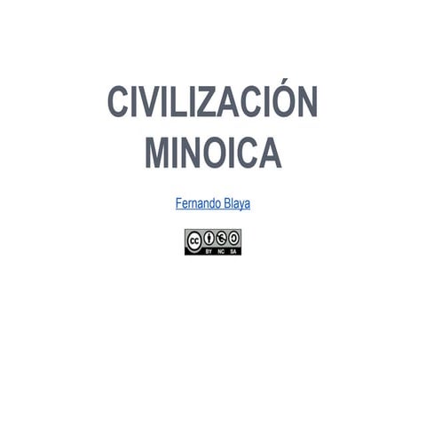 CIVILIZACIÓN MINOICA | PPT