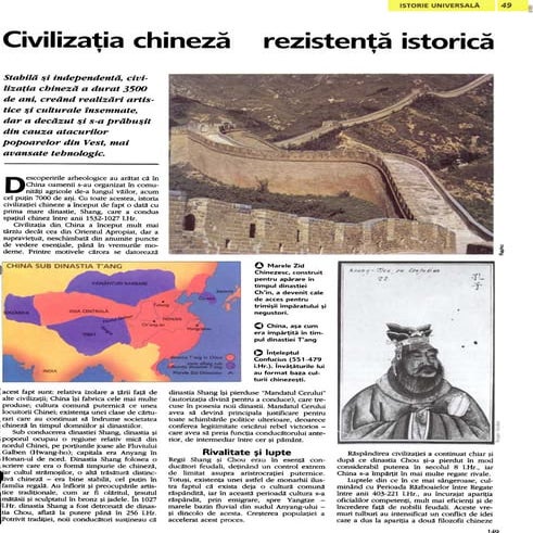 Civilizatia chineza rezistenta istorica | PDF