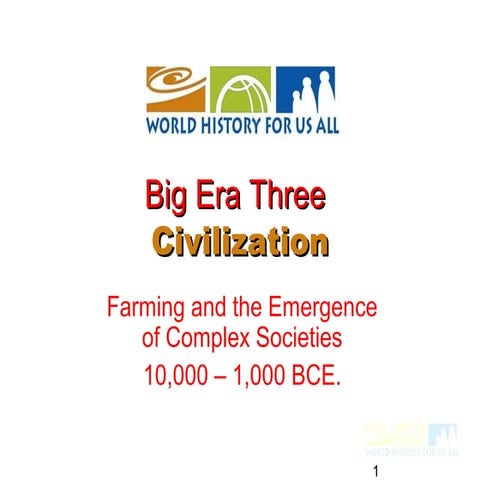 Civilization | PPT | Agriculture | Industries