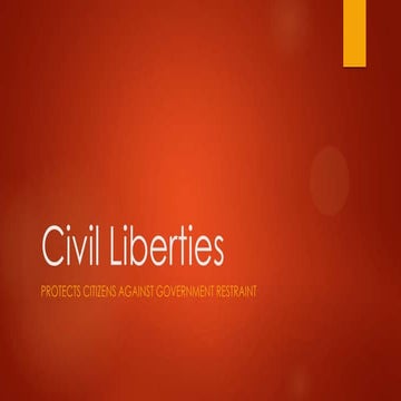Civil Liberties | PPT