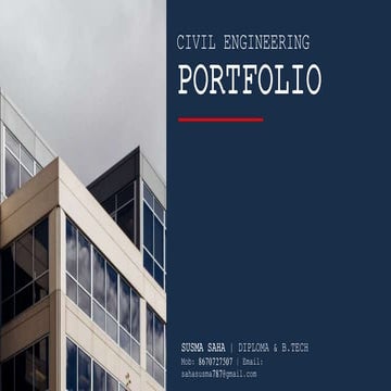 Civil portfolio | PPTX