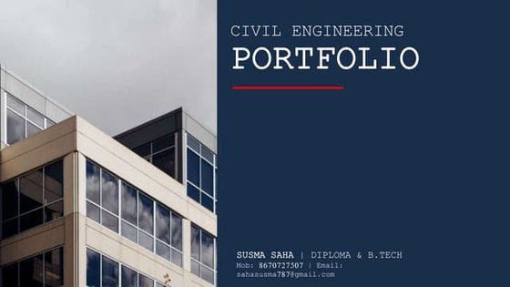 Jr. Civil Engineer Portfolio | PDF