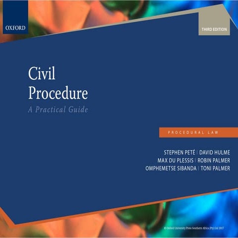 Civil Procedure Slides Stage 3 (3).p,ptx | PPTX