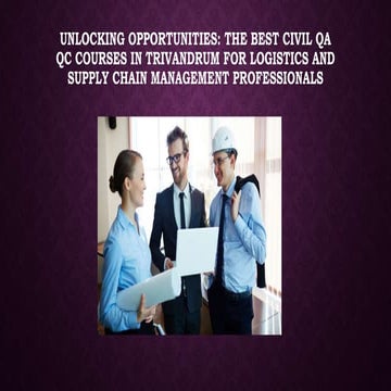 Civil Qa Qc Courses In Trivandrum Ppt 4409