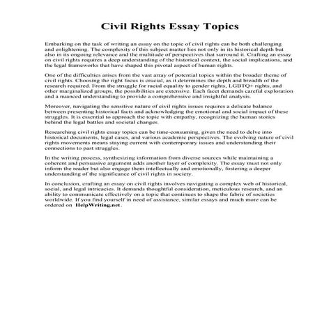 Civil Rights Essay Topics.pdf