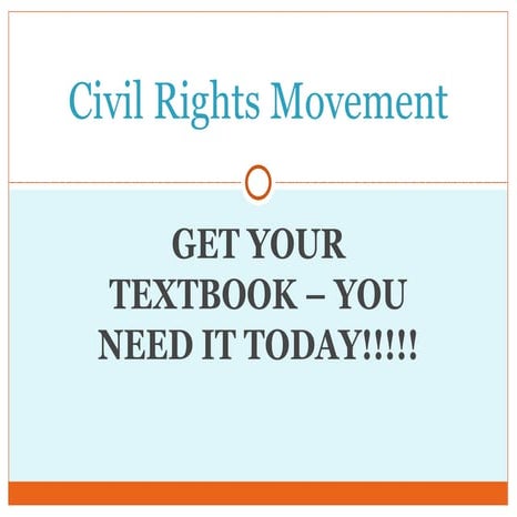 Civil rights foldable | PPT